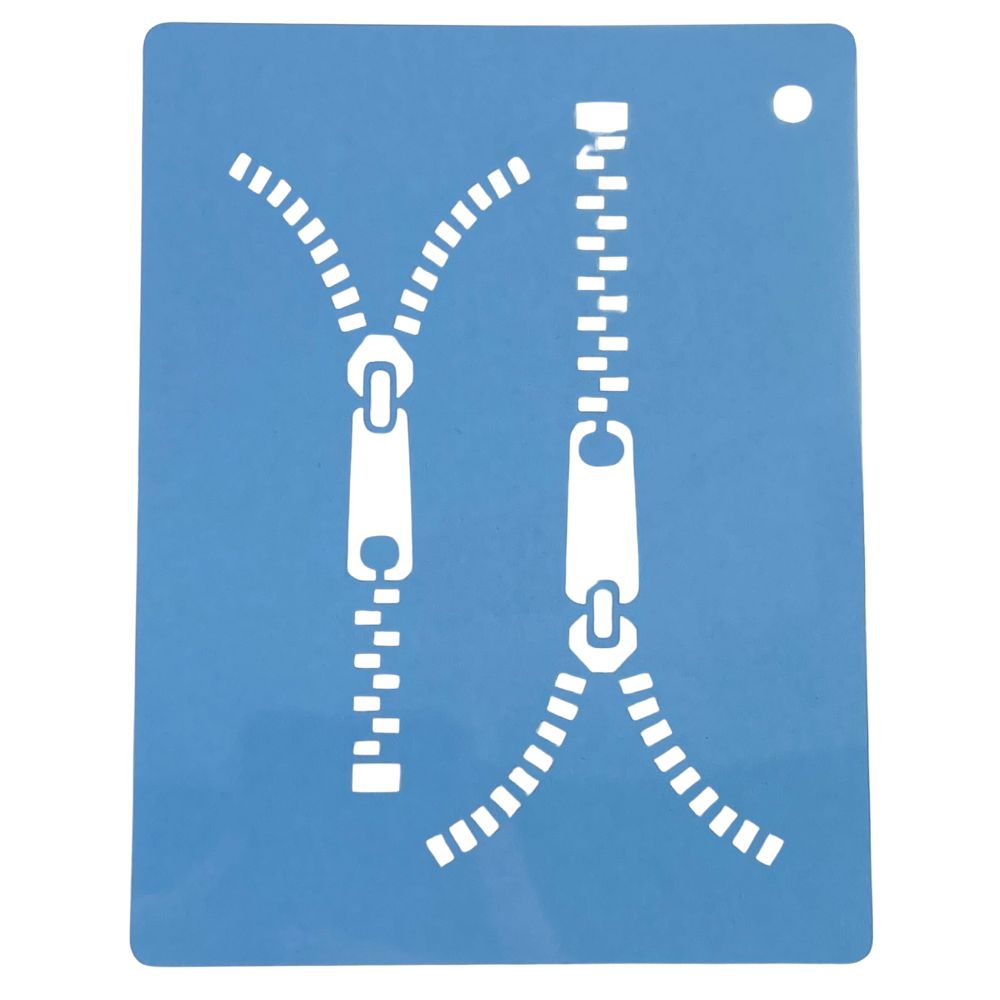 QUICKEZ Stencil - Zipper — Jest Paint - Face Paint Store