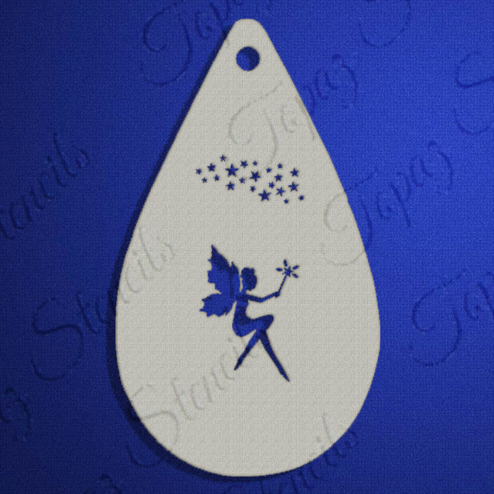 Topaz Stencils | Face Painting Stencil - Fairy Dust (0106) — Jest Paint ...