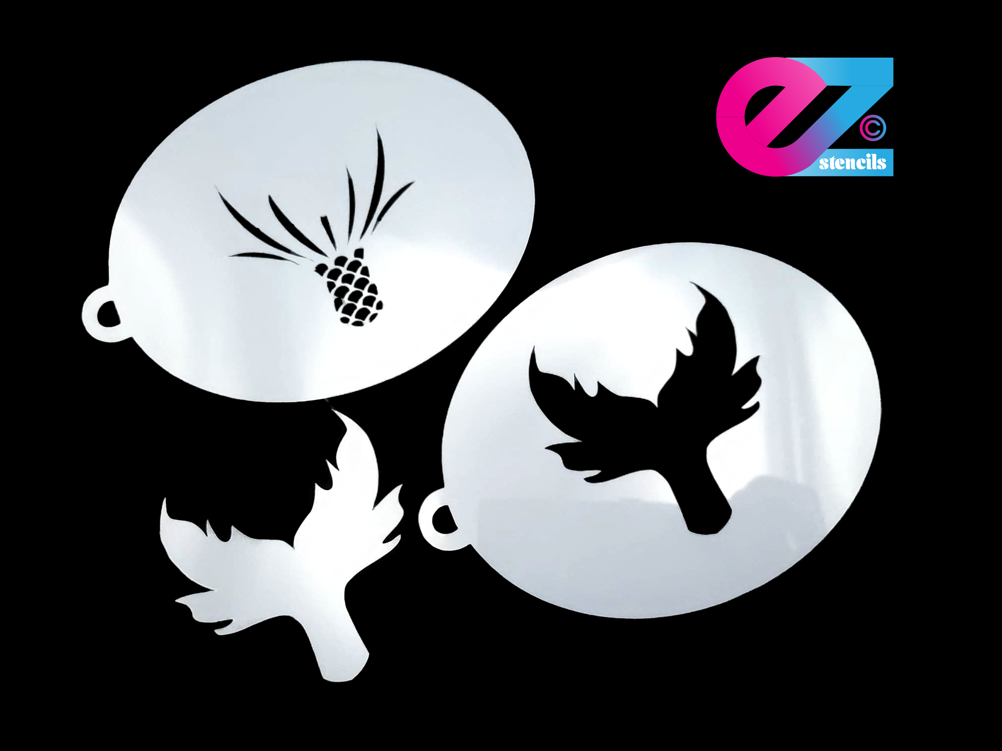 EZ STENCILS by Susy Amaro | Mermaid Tail Stencil Set — Jest Paint ...