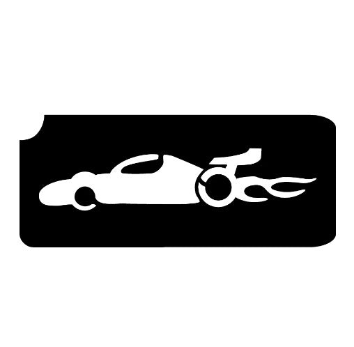 Art Factory | Glitter Tattoo Stencil - (770) Race Car - 5 Pack - #45 ...