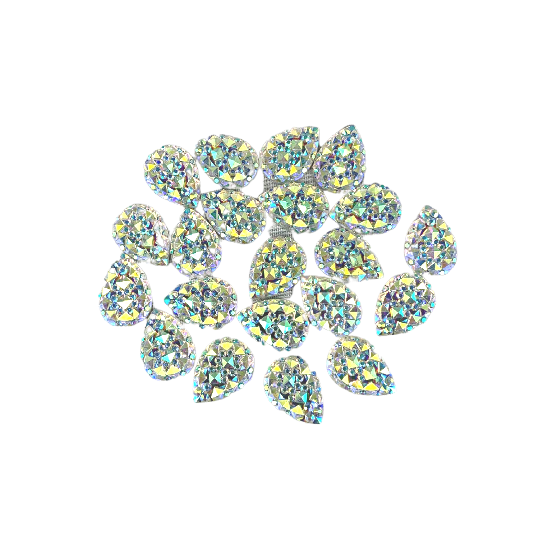 Jest Jewelz Face Painting Gems | Small Teardrop w/ Clear Crystals - 1 ...