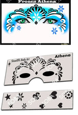 Stencil Eyes / Mask - Face Painting Stencil - ATHENA - Child Size ...