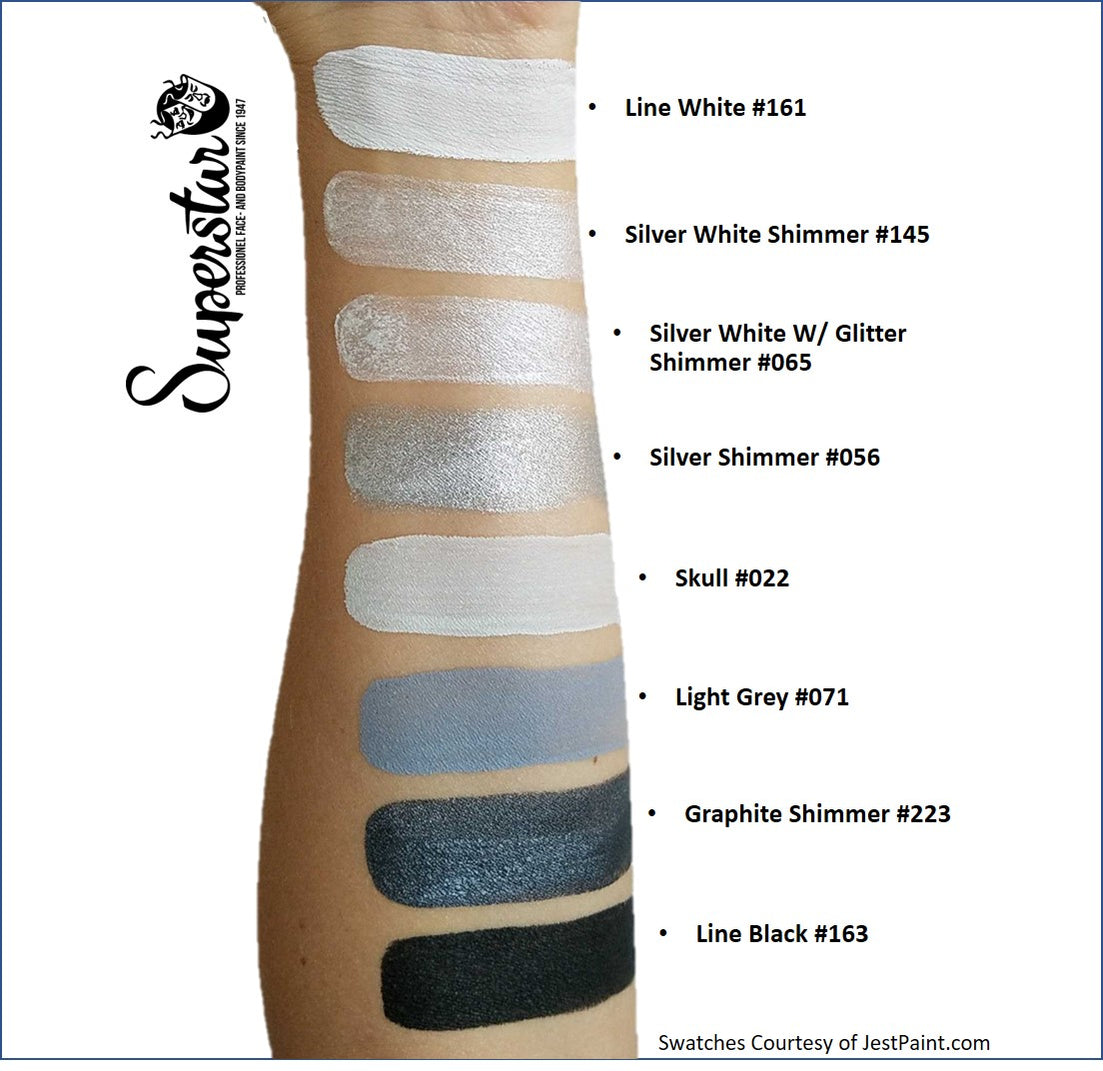 Superstar Face Paint | Light Grey 071 - 16gr — Jest Paint - Face Paint ...