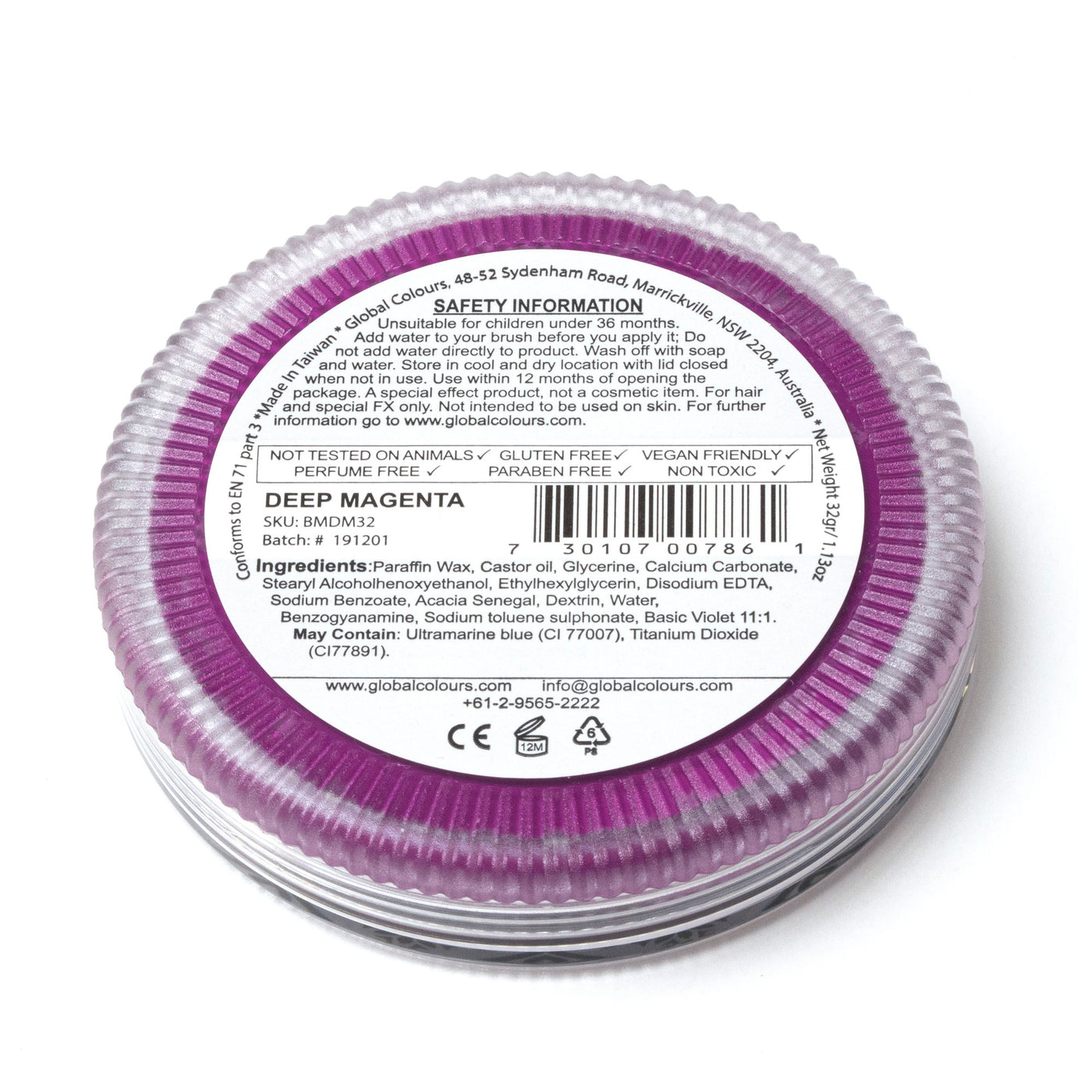 Products Global Colours Body Art and FX | NEW Standard Deep Magenta 32 ...