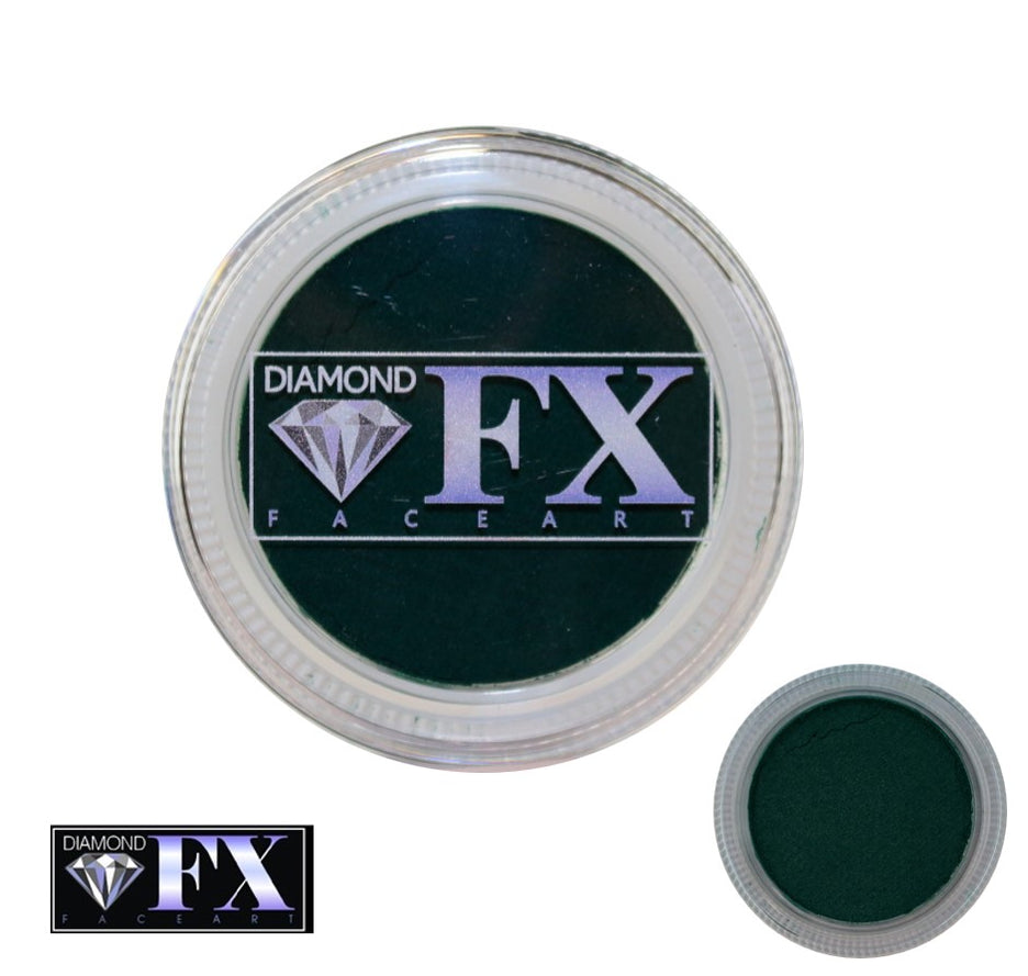 Diamond FX Face Paint Essential - Dark Green 30gr — Jest Paint - Face ...