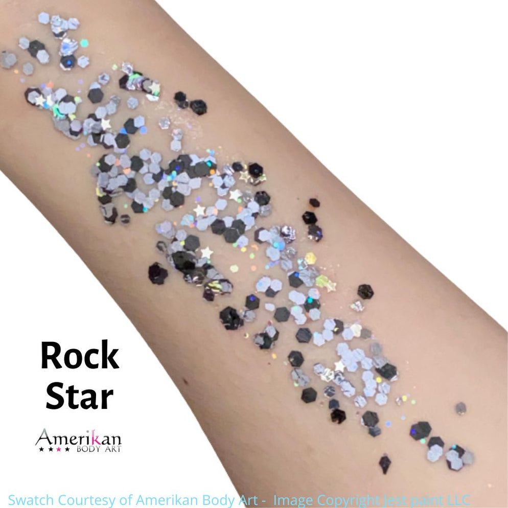 Pixie Paint Face Paint Glitter Gel - Rockstar - Small 1oz — Jest Paint ...