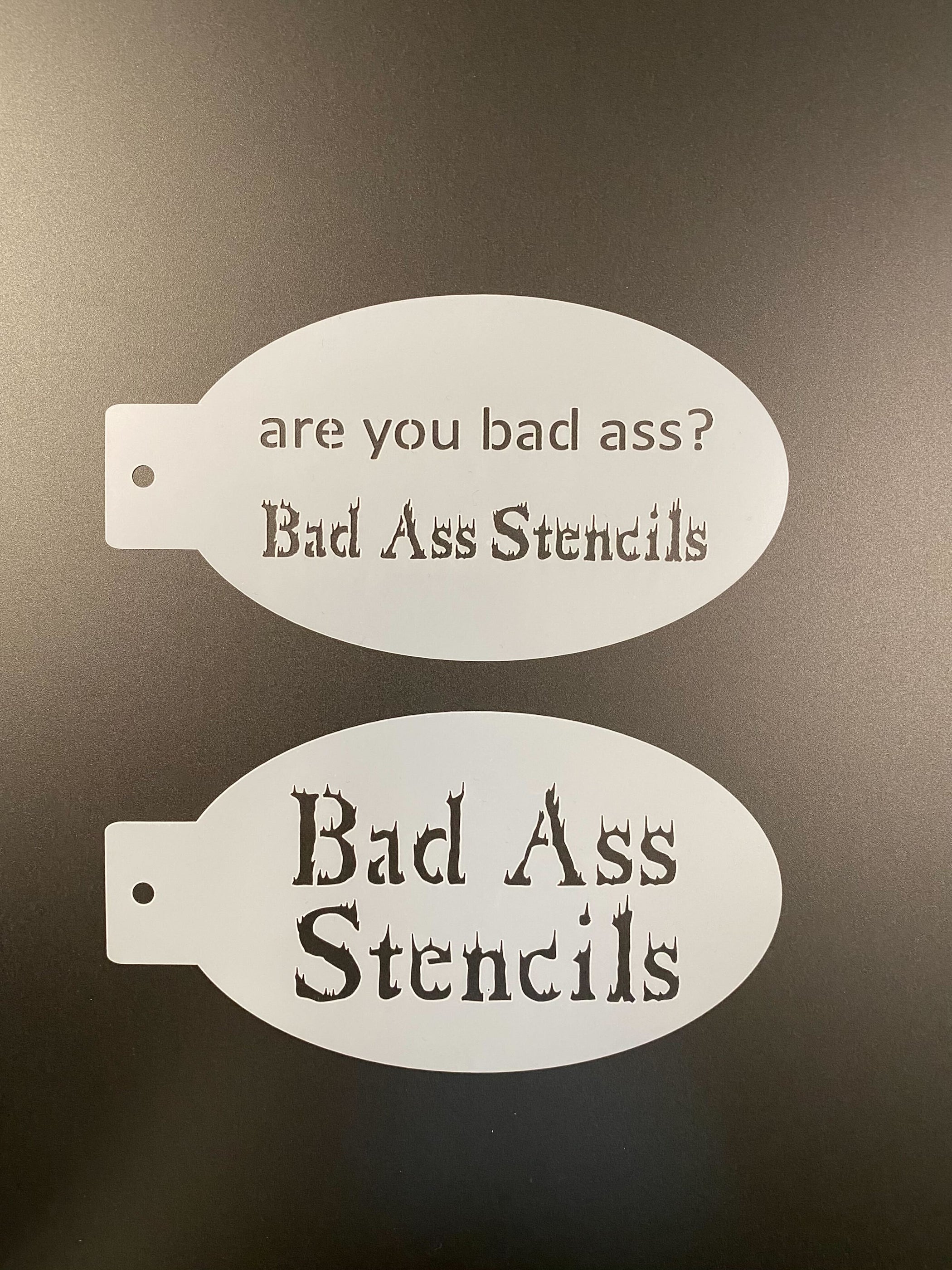 Bad Ass Stencil - Face Painting Stencils - Classic Set of 45 Stencils ...