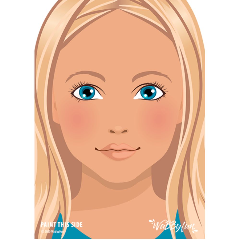 WABBY FUN | Face Painting Practice Board - A4 Front Facing - CHARLIE ...