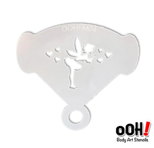 Ooh! Face Painting Stencil | Mirror Kissing Fairy (M04) — Jest Paint ...