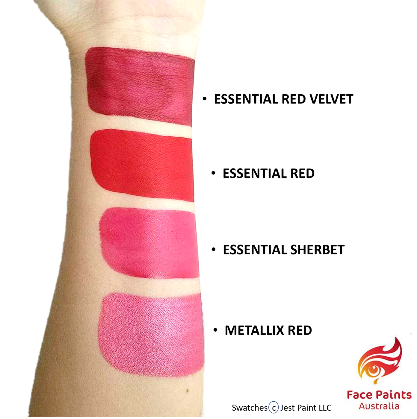 Face Paints Australia Face and Body Paint | Metallix Red (Dark Pink ...