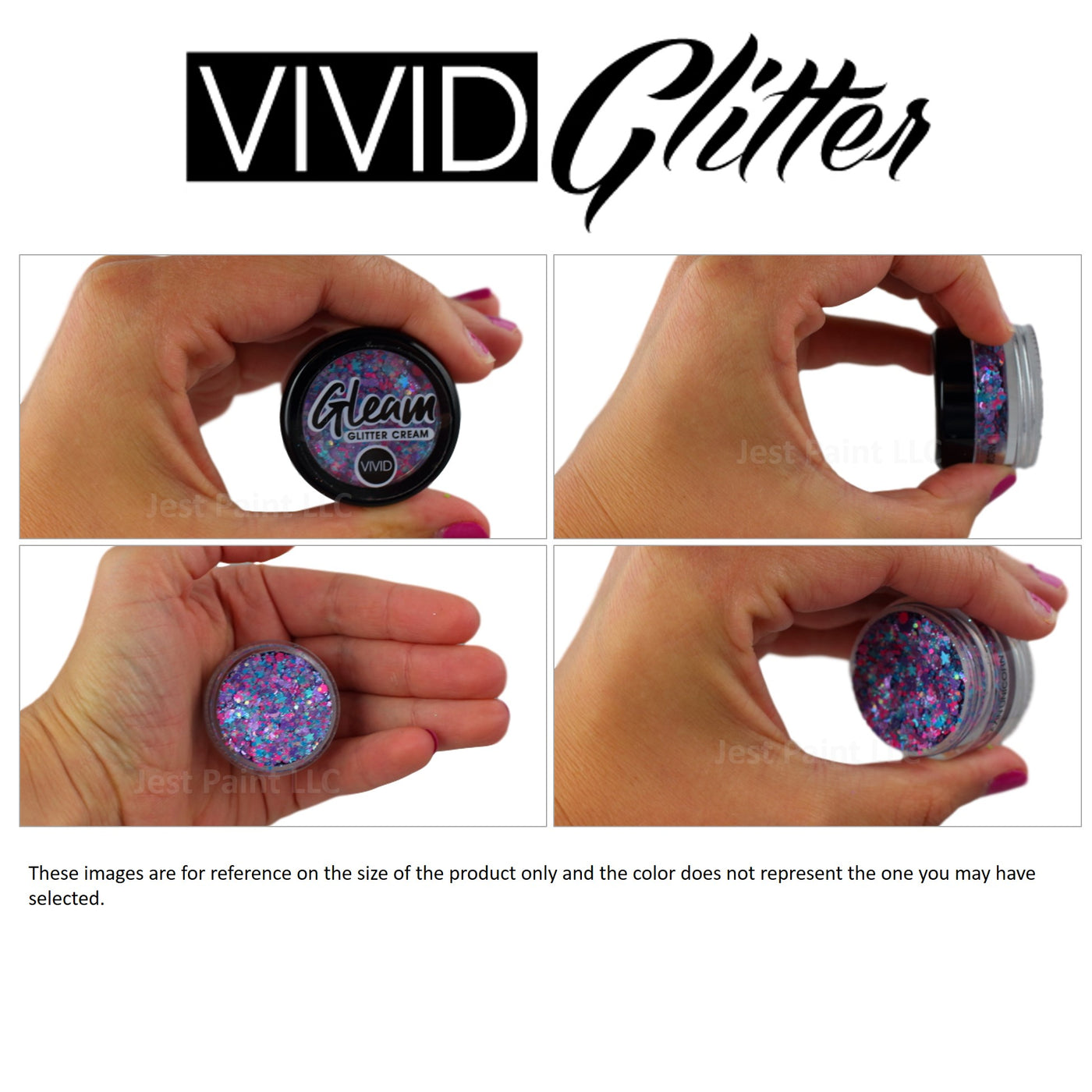 VIVID Glitter - GLEAM Glitter Cream - Small MAUI Glitter Creme (7.5gr ...