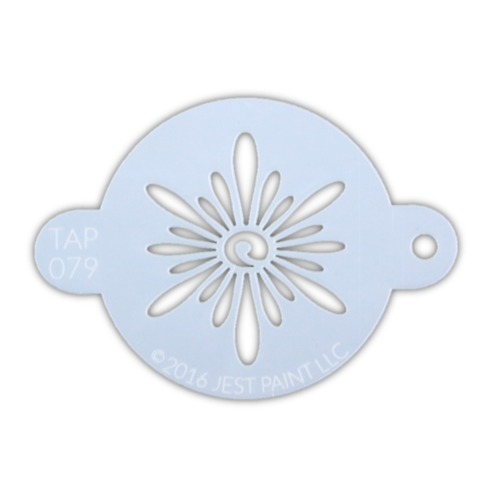 TAP 079 Face Painting Stencil - Ornate Sun — Jest Paint - Face Paint Store