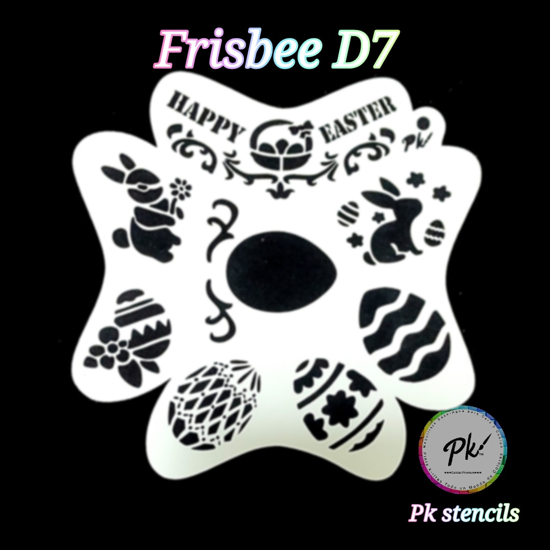 PK | FRISBEE Face Painting Stencil | NEW Mylar - Happy Easter - D7 ...
