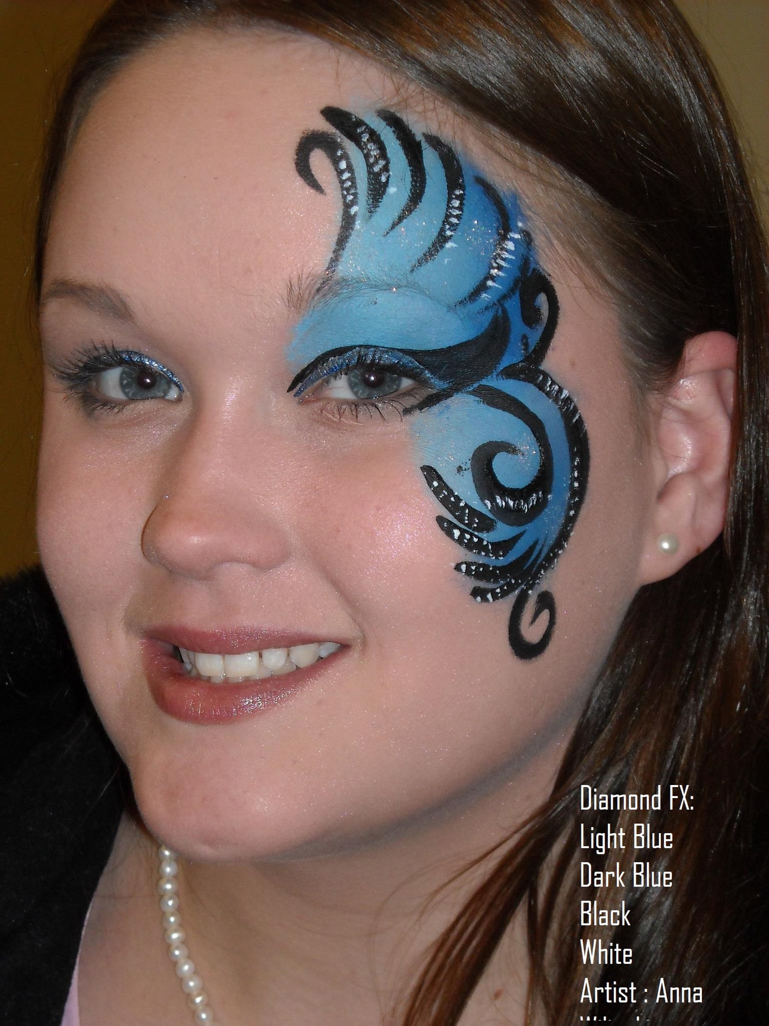 Diamond FX Face Paint Essential - Black 30gr — Jest Paint - Face Paint ...