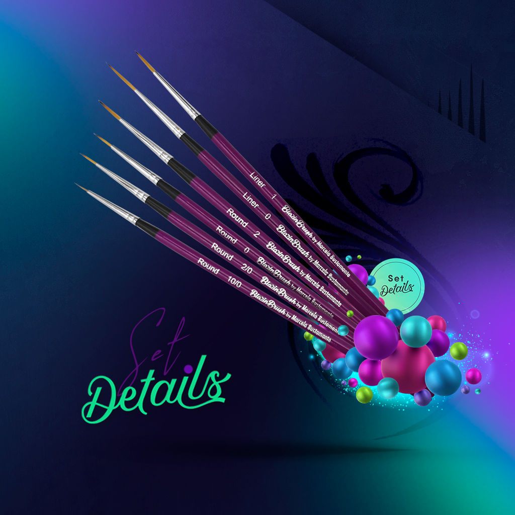 Round Face Painting Brushes — Jest Paint - Face Paint Store