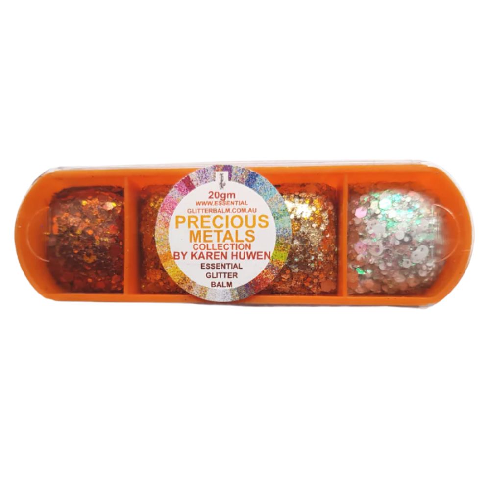 Incendium Arts | Essential Glitter Balm Palette - PRECIOUS METALS - 4 ...