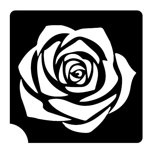 Art Factory | Glitter Tattoo Stencil - (308) Rose Face - 5 Pack - #183 ...